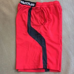 Under Armour | Shorts | Uunder Armor Red Black Mens Shorts | Poshmark